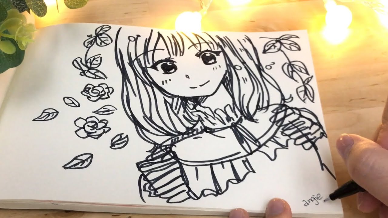 Sketch Drawing: How to draw Manga - YouTube