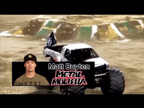 CRAZY SAVE! Monster jam commentary: Metal melisha freestyle Detroit ...