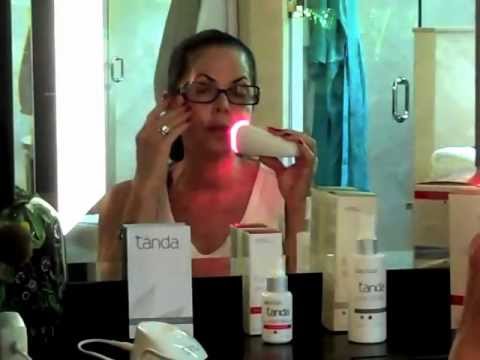 How To Use The Tanda Skincare Light - YouTube