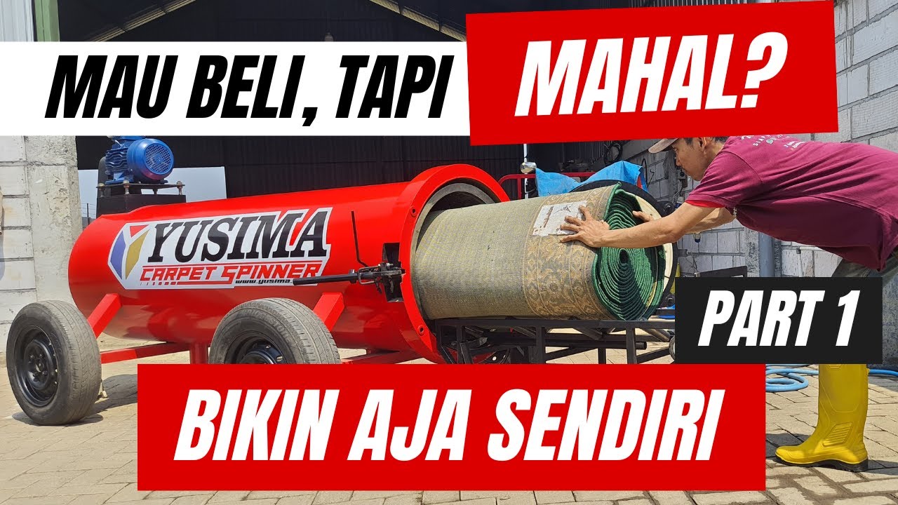 Tutorial Pembuatan Mesin Spinner Karpet Masjid / Pengering Karpet ...