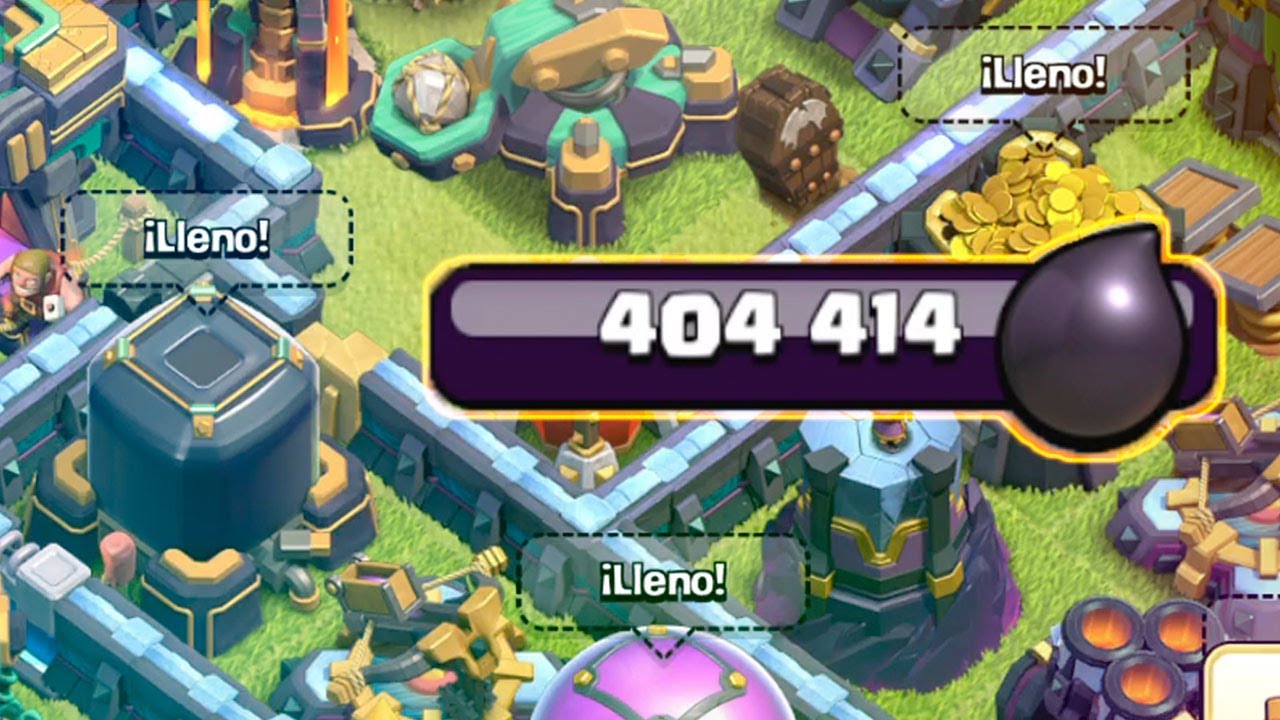 VACIO mi ALMACÉN de ELIXIR OSCURO para ESTO | CLASH OF CLANS - YouTube
