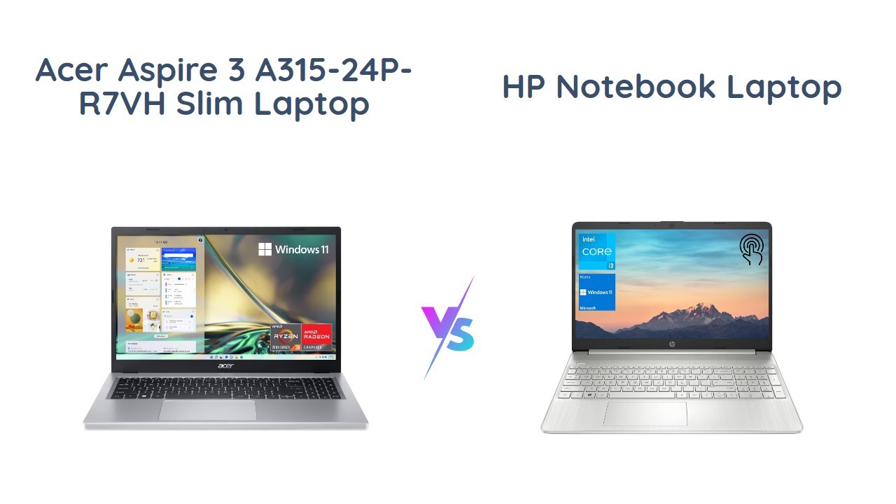 🔥Acer Aspire 3 vs HP Notebook Laptop🔥 - YouTube