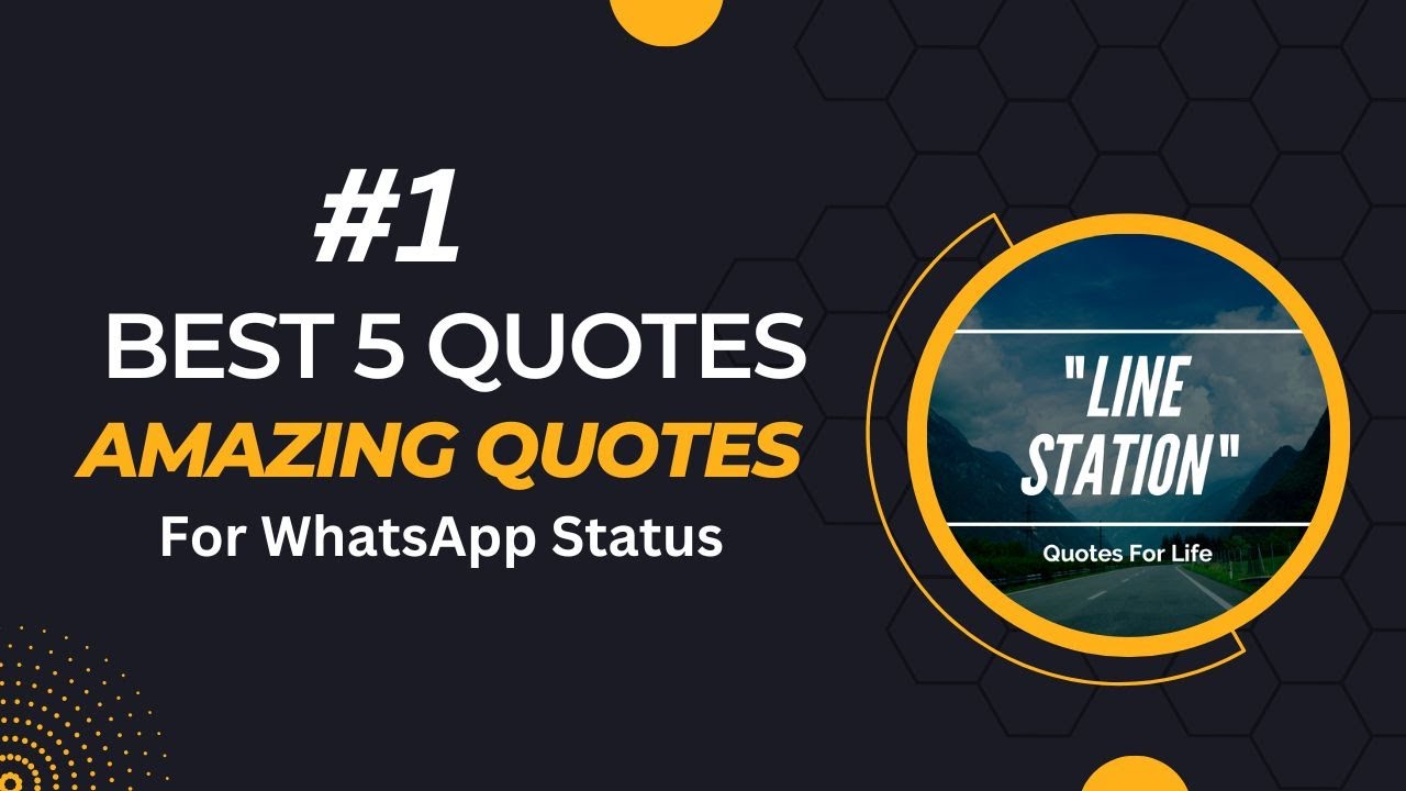 Title: 5 Amazing Quotes You Should know #1| Quotes | WhatsApp Status ...