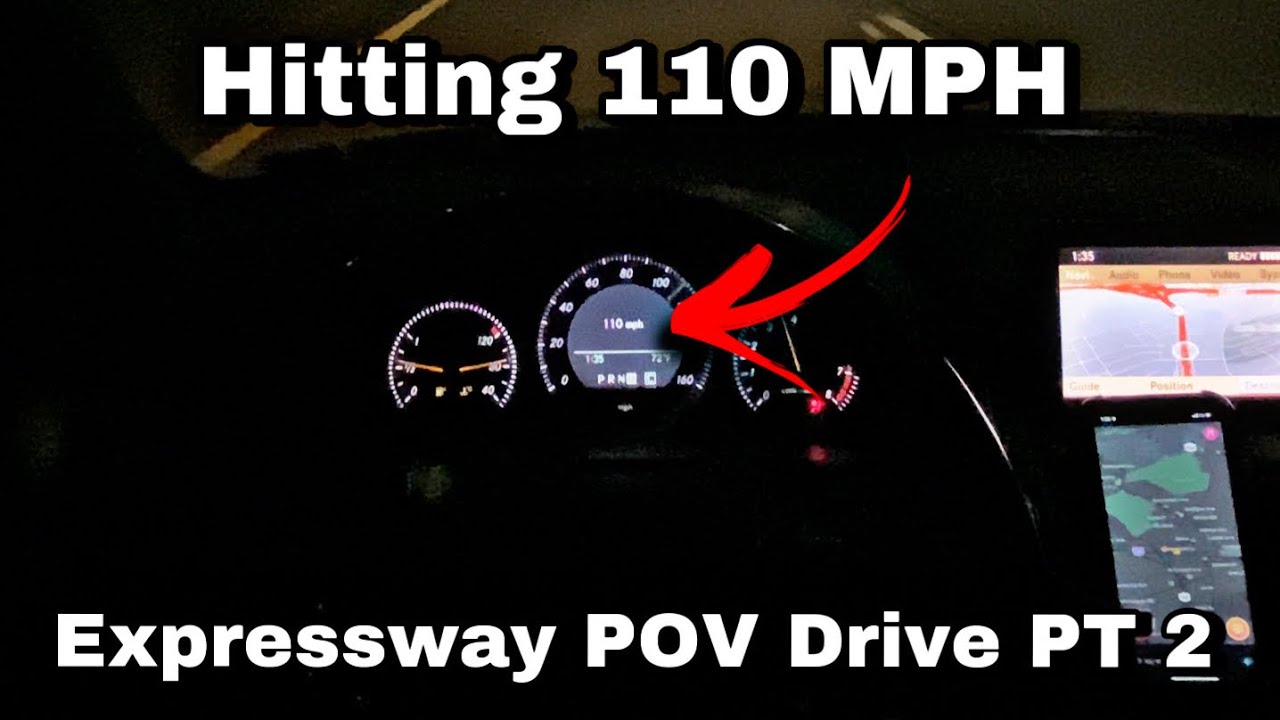 Hitting 110 MPH || Expressway POV Drive Part 2 - YouTube