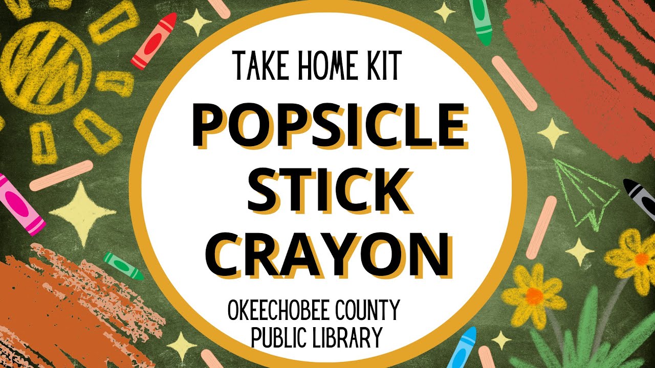 November Craft: Popsicle Stick Crayon - YouTube