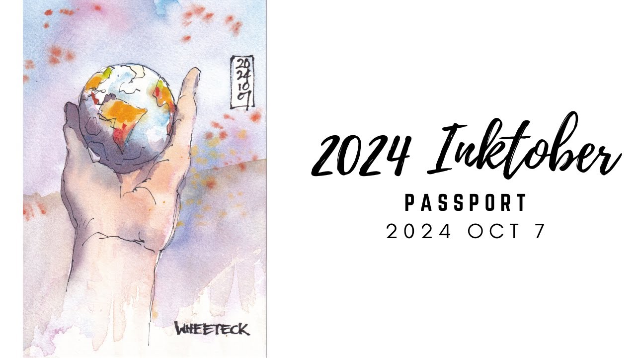 Inktober #07 | Passport | 2024 - YouTube