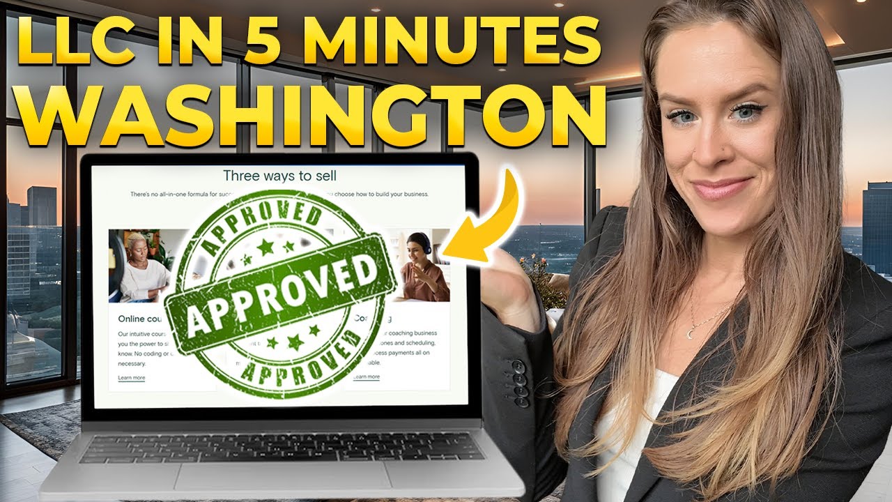 How To Open an LLC in Washington in 5 Minutes (2025 Guide) - YouTube