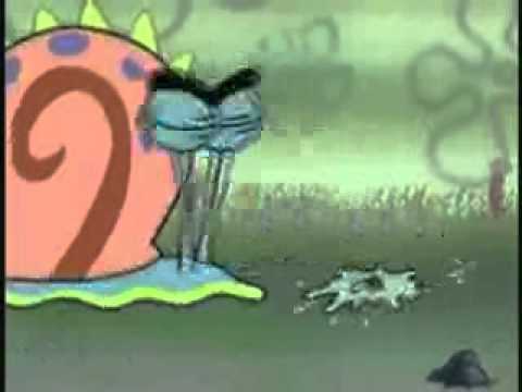 why squidward hates gary the snail - YouTube