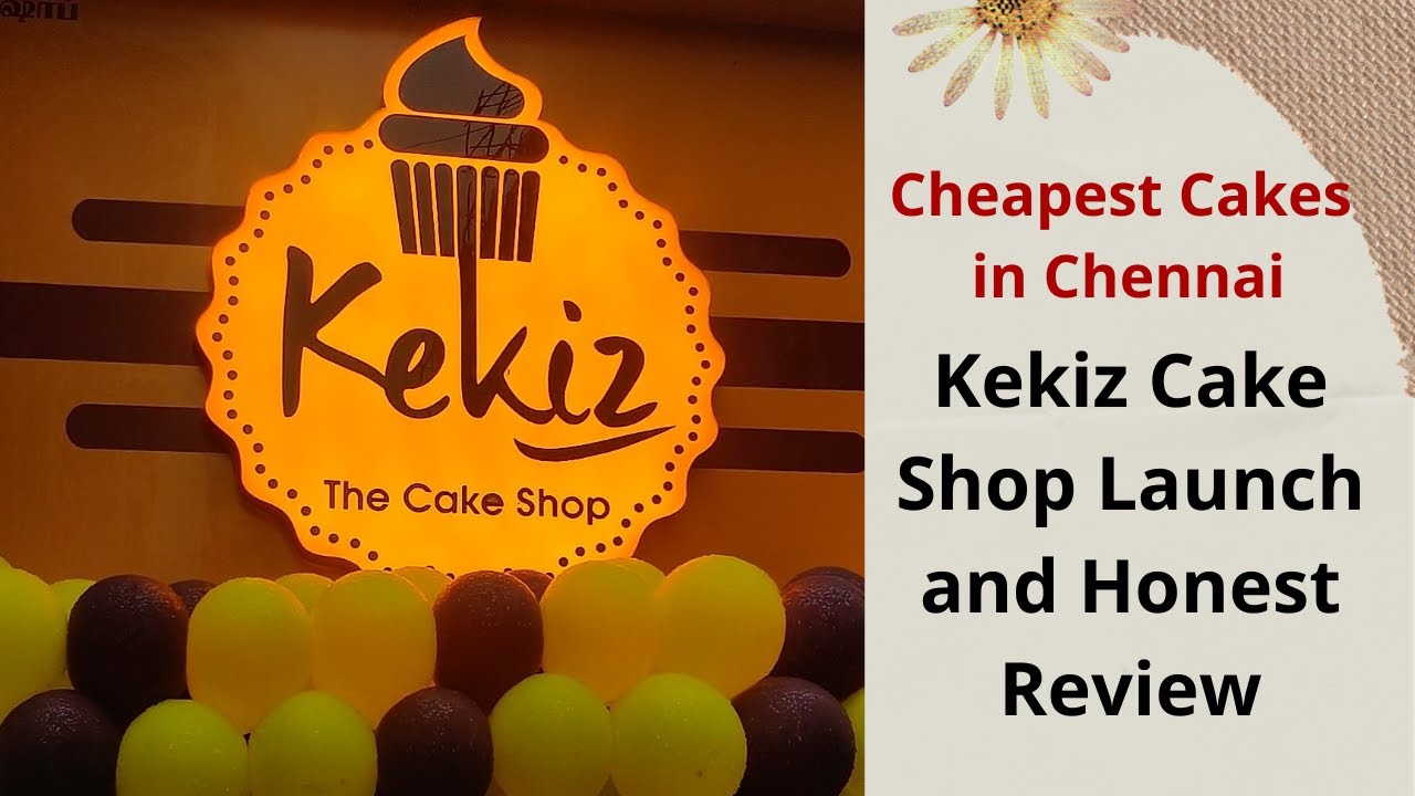 New Cake Shop Launch in Chennai - Kekiz Launch - YouTube
