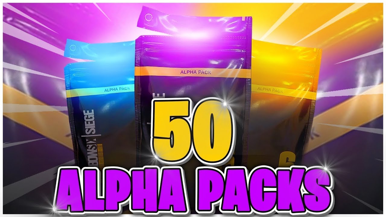 Opening 50 Alpha Packs in Rainbow Six - YouTube