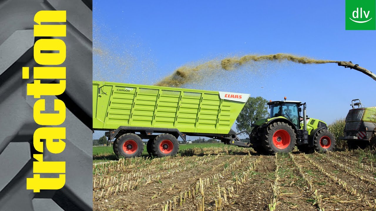 Claas Cargos 750 in der traction-Arbeitsprobe - YouTube
