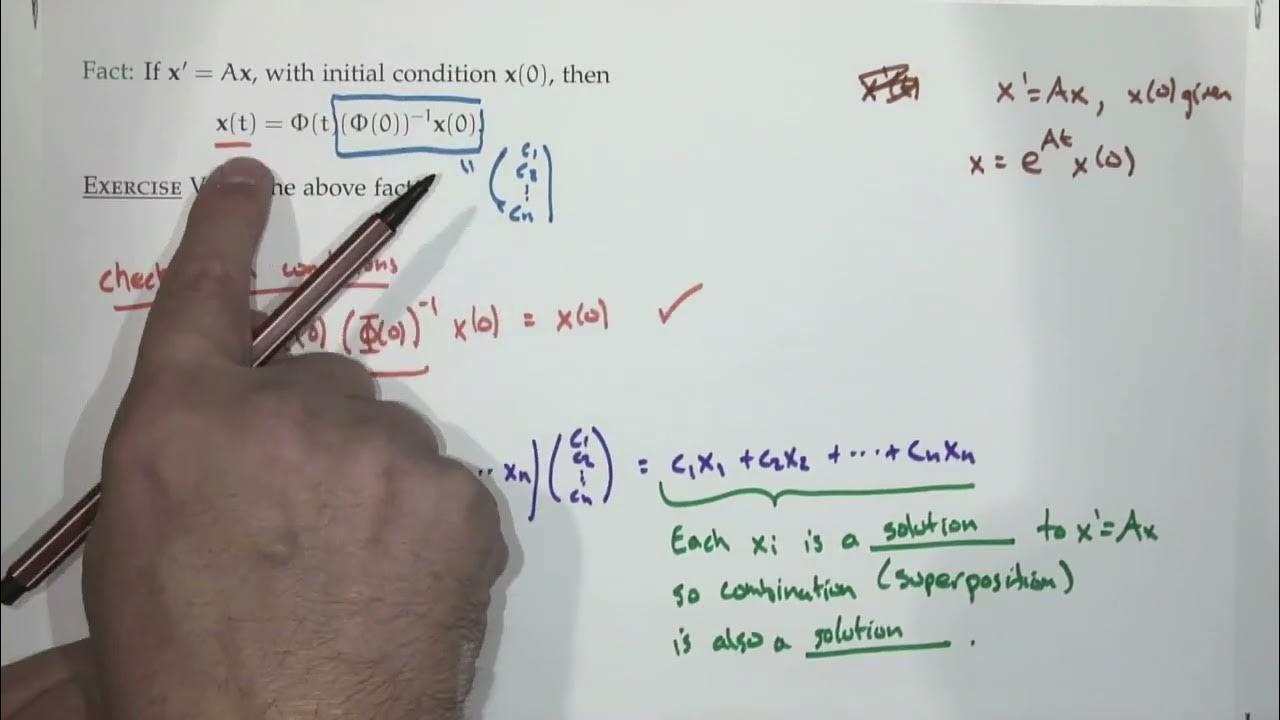 Differential Eqns. F22-21 -- Fundamental matrix and matrix exponentials ...
