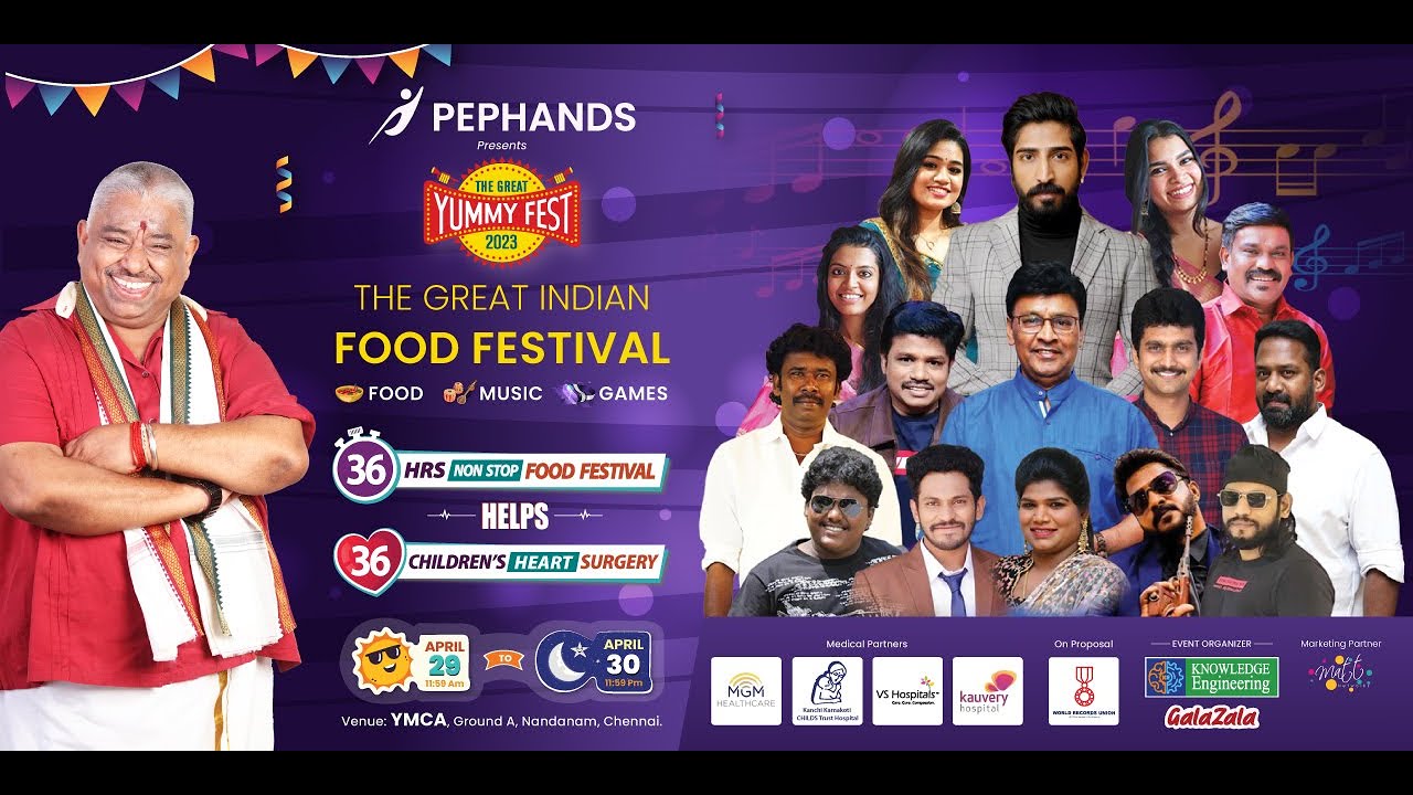 The Great Indian Non-Stop Food Festival: Yummy Fest 2023 at YMCA ...