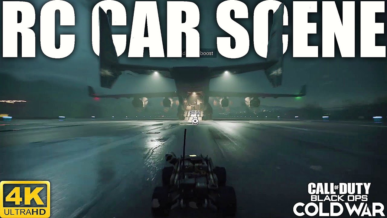 Call Of Duty Black Ops Cold War Race Car Chase Scene - YouTube