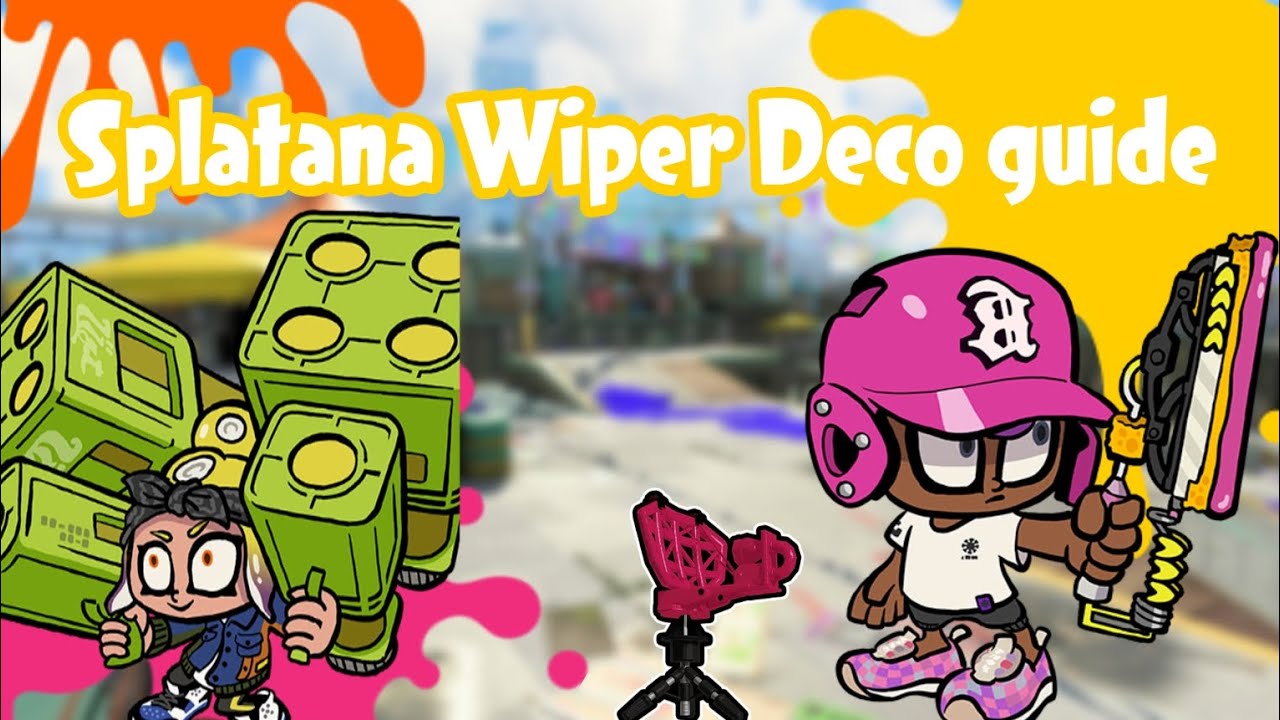 Splatana Wiper Deco guide | Splatoon 3 - YouTube