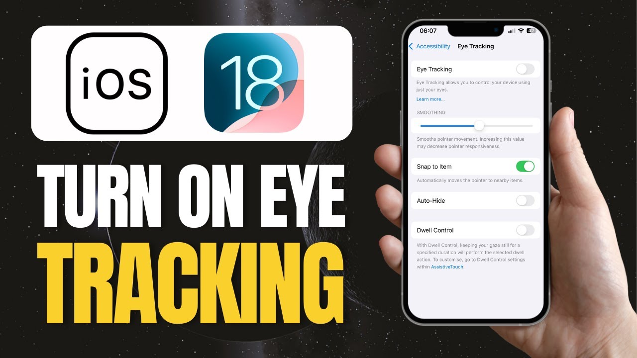 How To Turn On EYE TRACKING On iOS 18! - YouTube