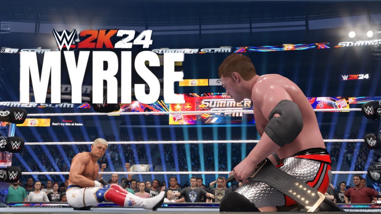Bard Plays: WWE 2K24 | MyRise Episode 1 - YouTube