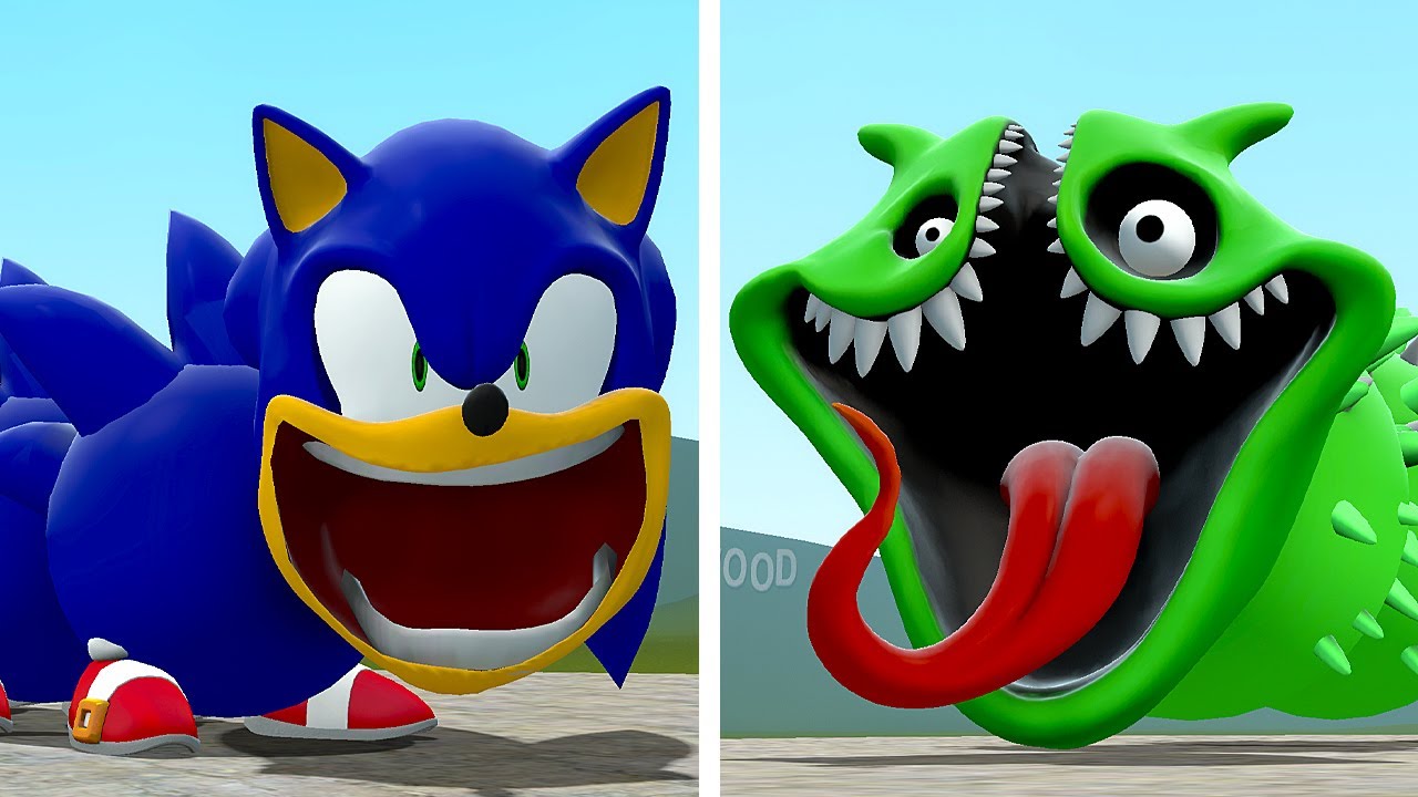 NEW ROBLOX HUNGRY SHIN SONIC WORM VS HUNGRY WORM PHASE 3 In Garry's Mod ...