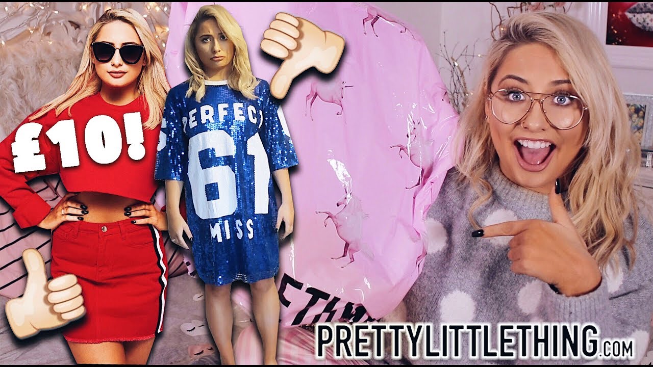 I SPENT £300 ON PRETTY LITTLE THING!😱MY FIRST IMPRESSIONS & HONEST ...