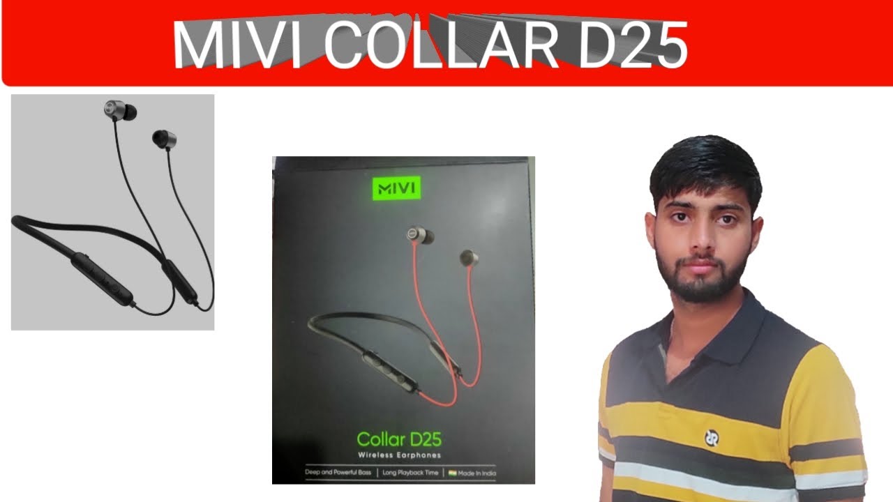 Mivi Collar D25 #earphone - YouTube