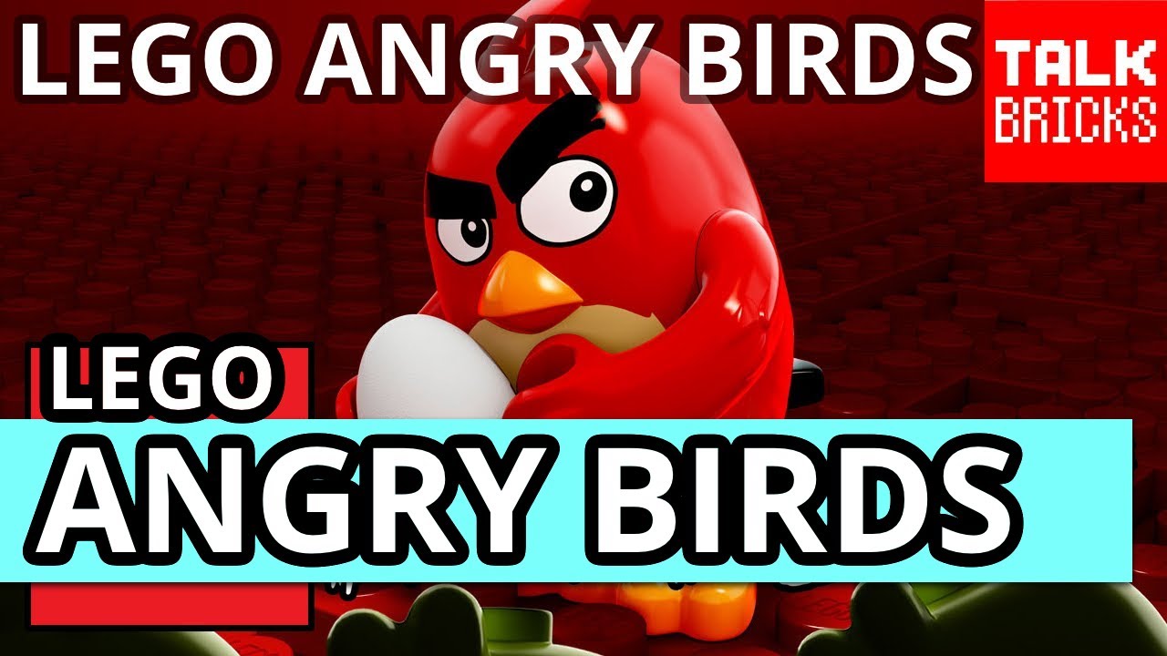LEGO Angry Birds Minifigure Pictures! Red Bird & More at SDCC! - YouTube