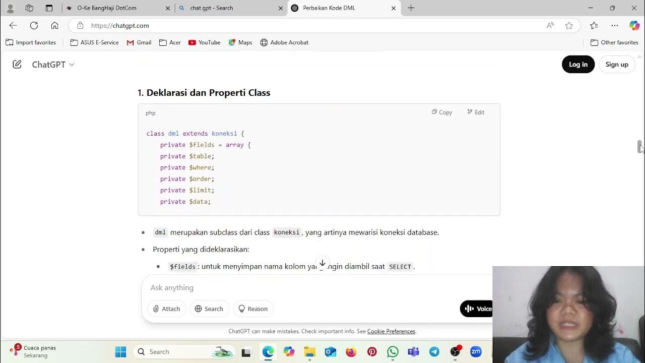 Penjelasan AI Tentang Kode-Kode Yang Ada Pada Program CLASS DML - YouTube