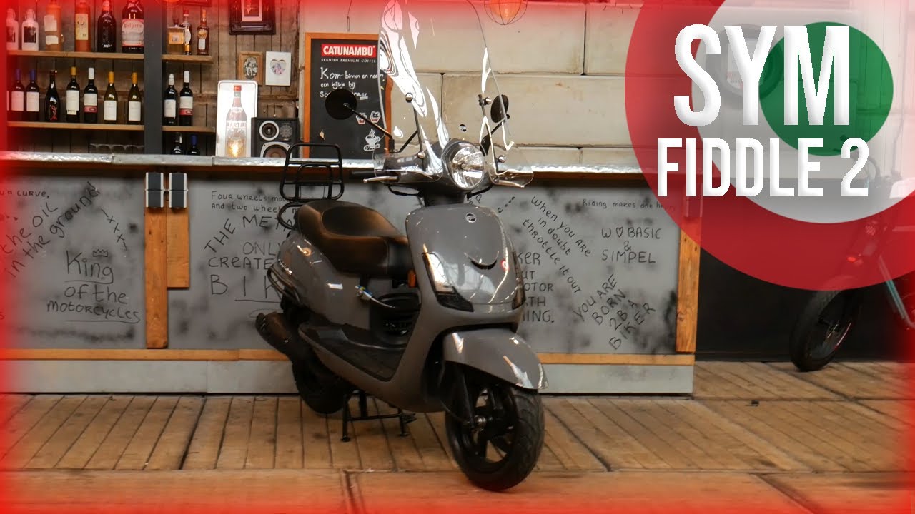 DE SYM FIDDLE 2 NARDO GREY | SCOOTERSPOT - YouTube