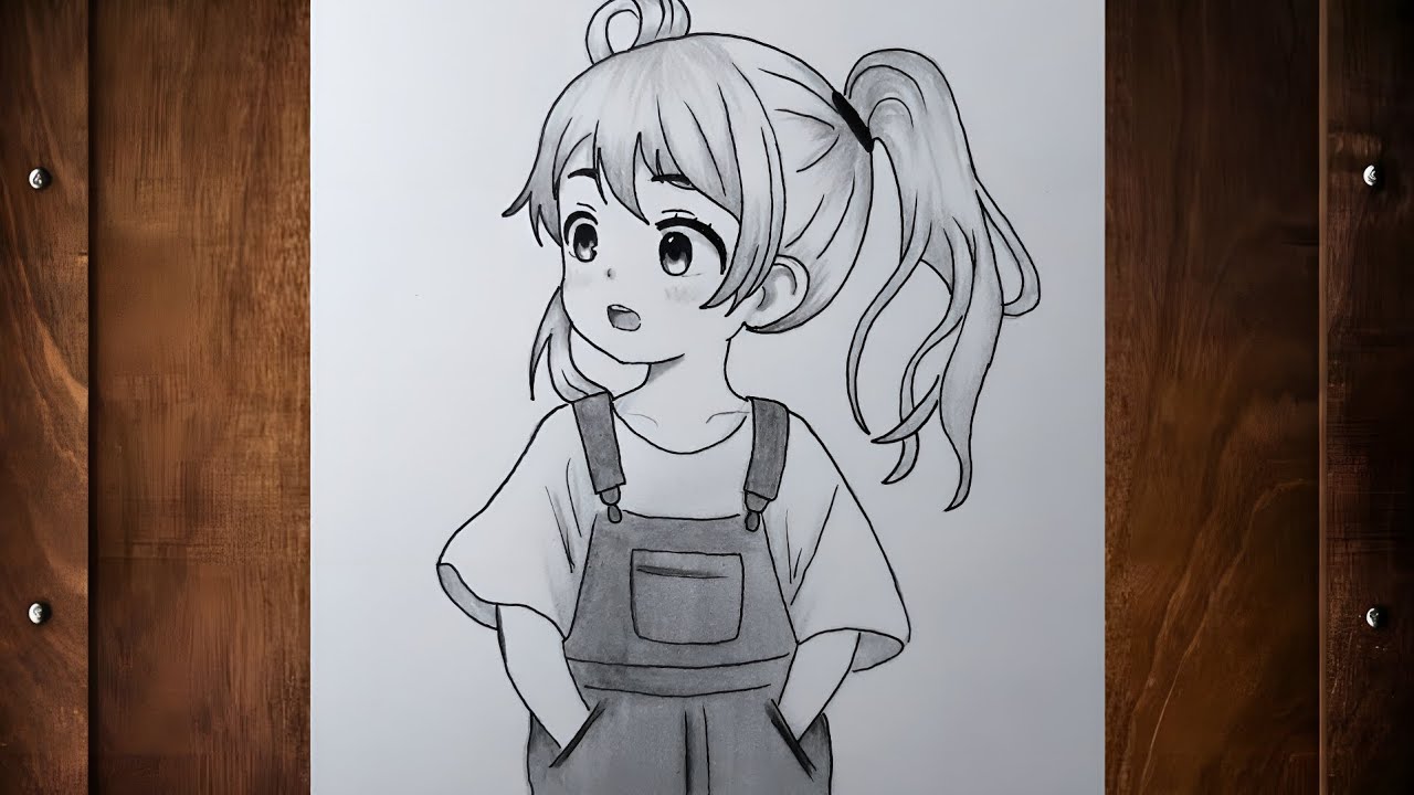 drawing tutorial | How to draw beautiful anime girl step by step | How ...