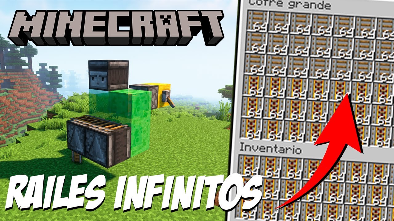 COMO Hacer un DUPLICADOR De RIELES para Minecraft 1.19 (Java) | Fácil Y ...