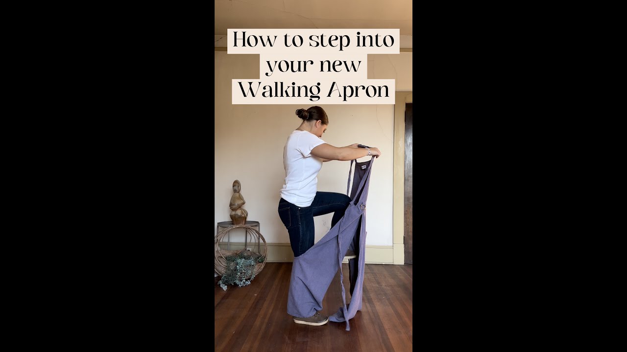 How to Step into your new Walking Apron - YouTube