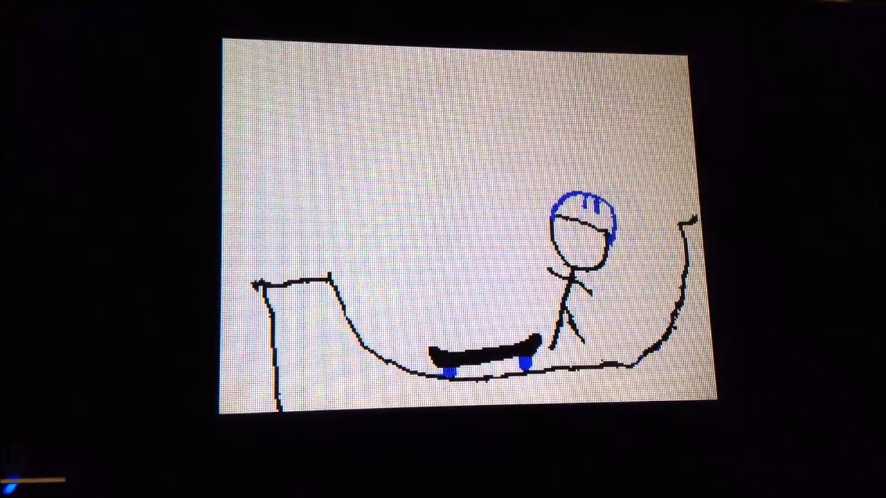 Stick Figure Sk8ter #1 (first flipnote) - YouTube