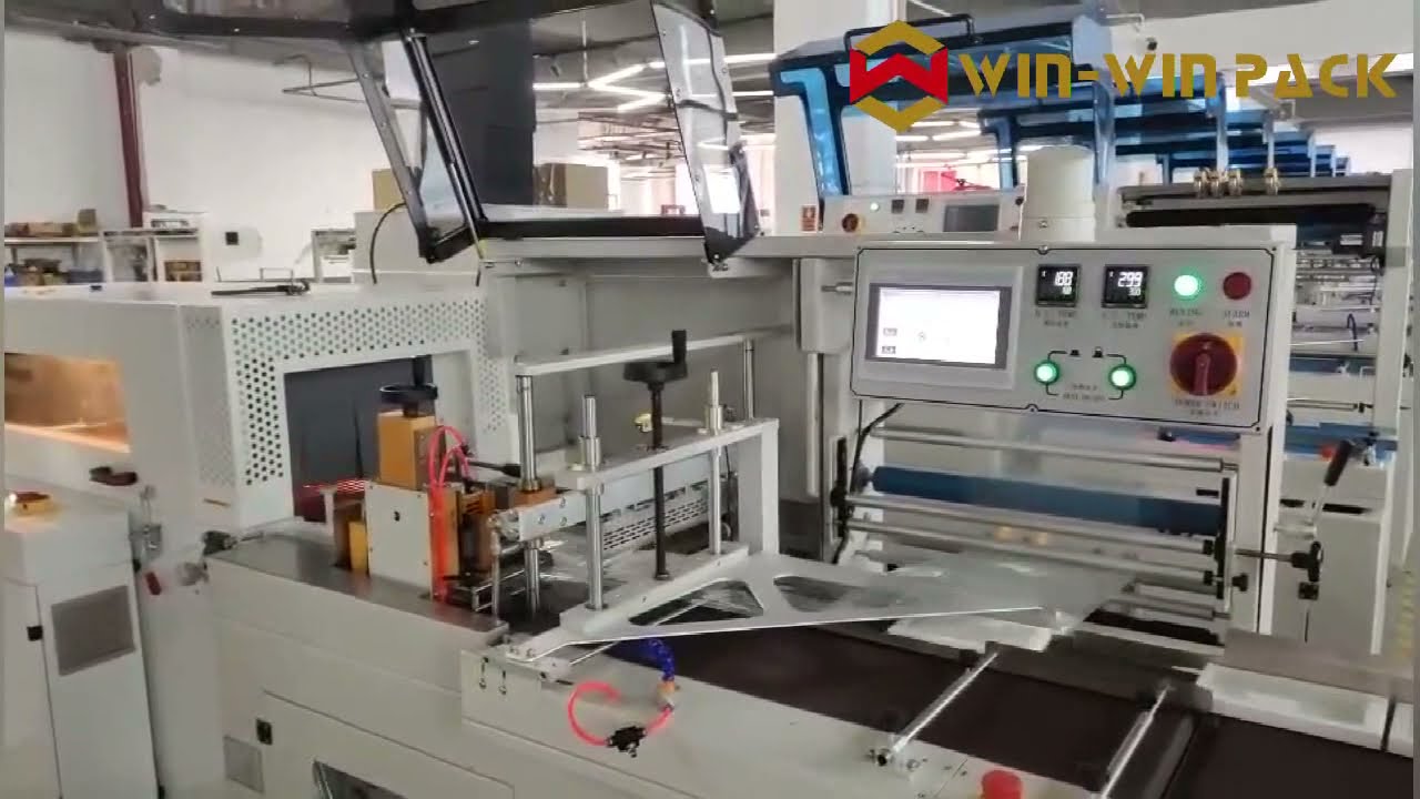WIN-WIN PACK Automatic shrink wrap machine/High speed sealing and shrinking machine/Shrink ...