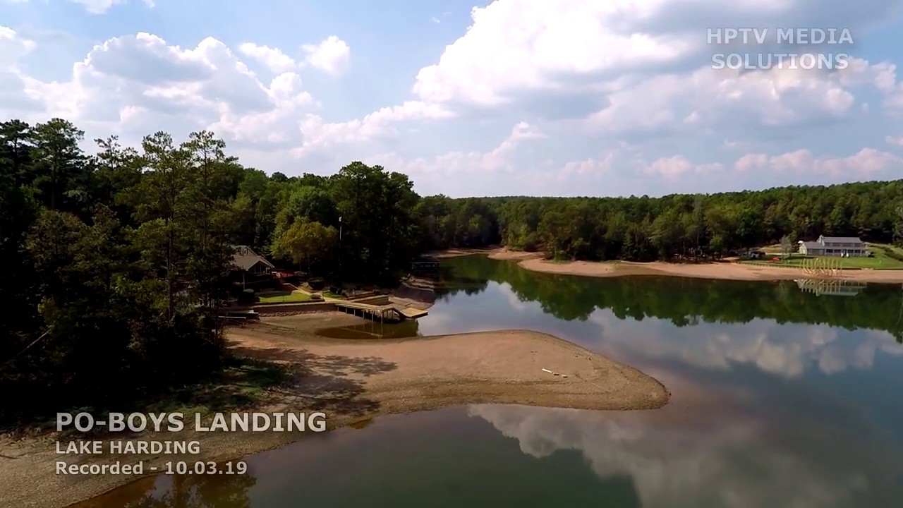 Lake Harding Drawdown 2019 - YouTube