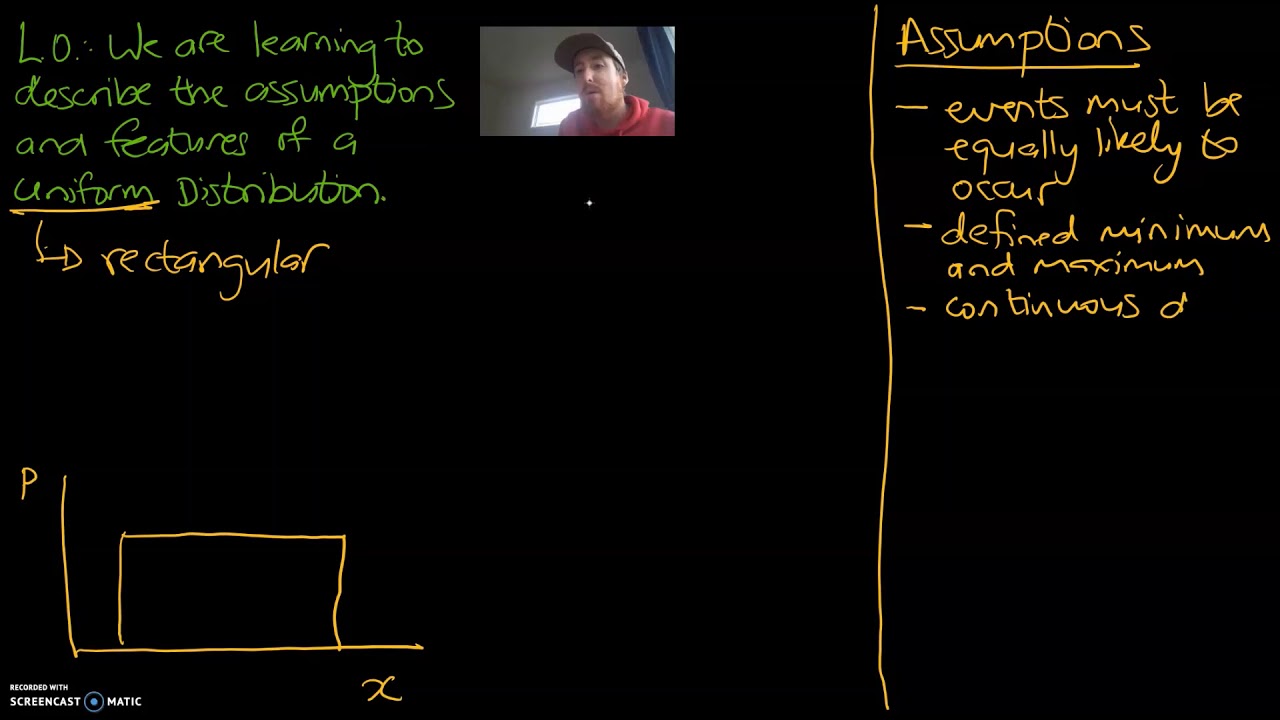 25 Assumptions and Features of a Uniform / Rectangular Distribution ...
