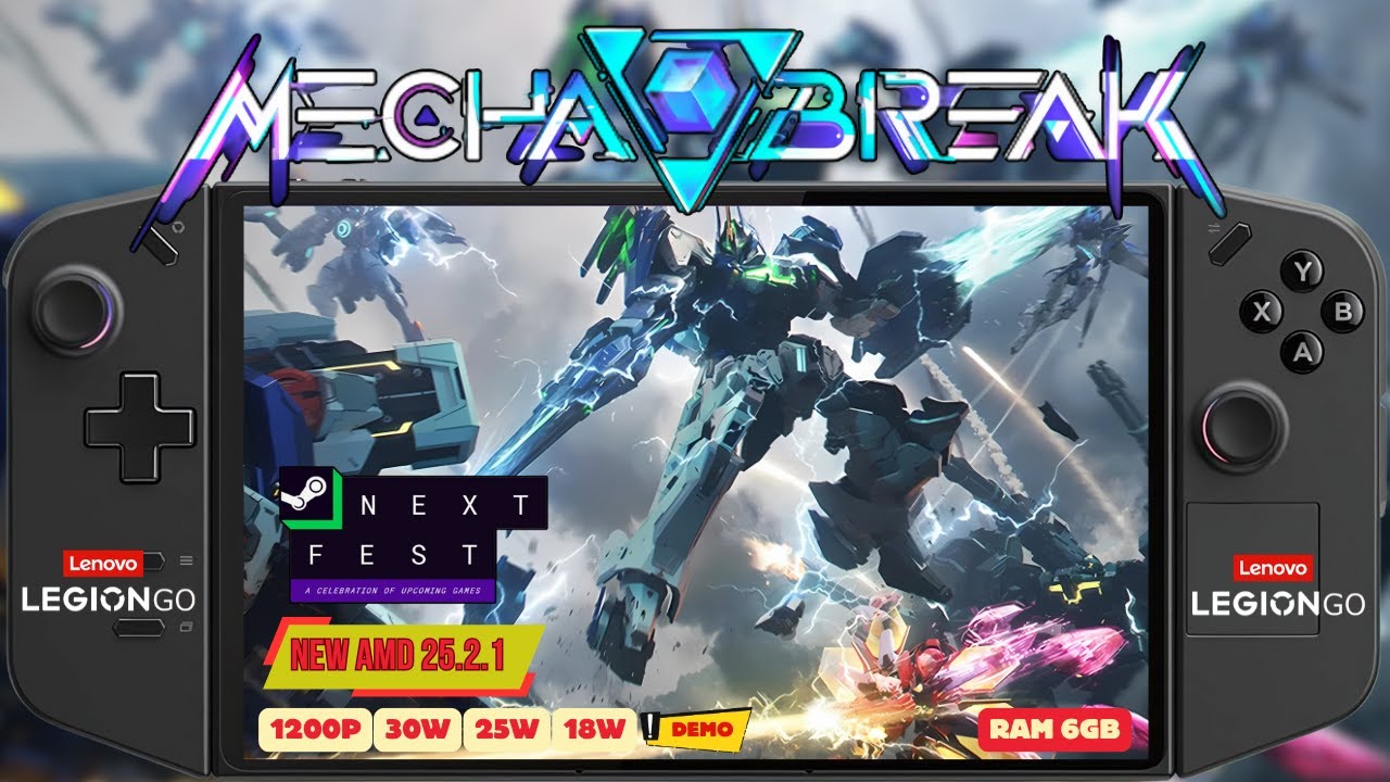 Mecha BREAK | DEMO | Lenovo Legion Go Gameplay Performance | TDP ...