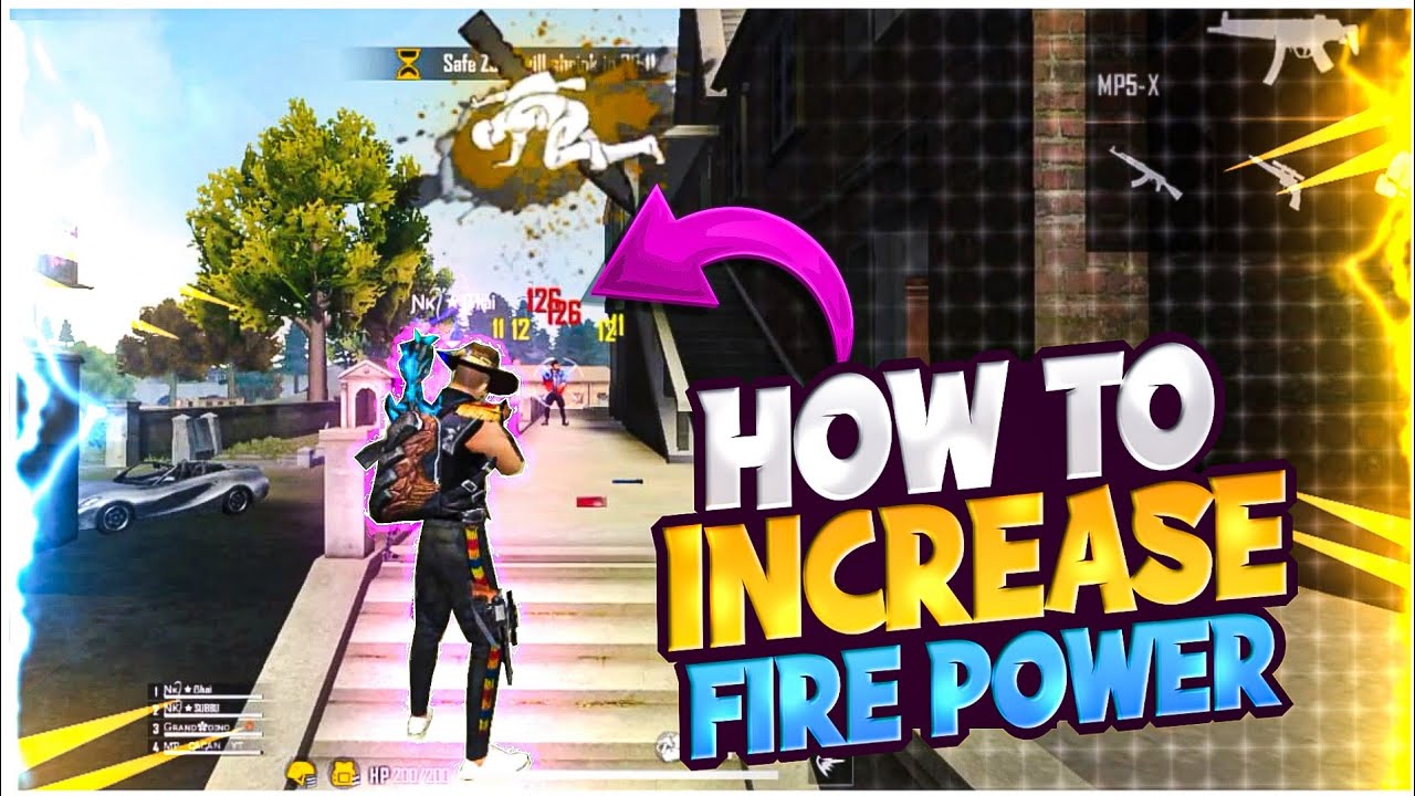 How To Increase Your Fire Power In Free Fire 🔥How To Increase Your Fire ...