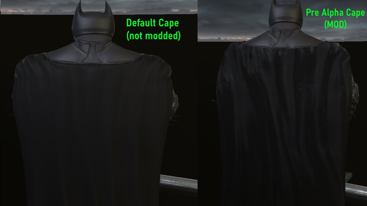 Batman: Arkham Origins | Origins Pre Alpha Cape in Full Game - YouTube