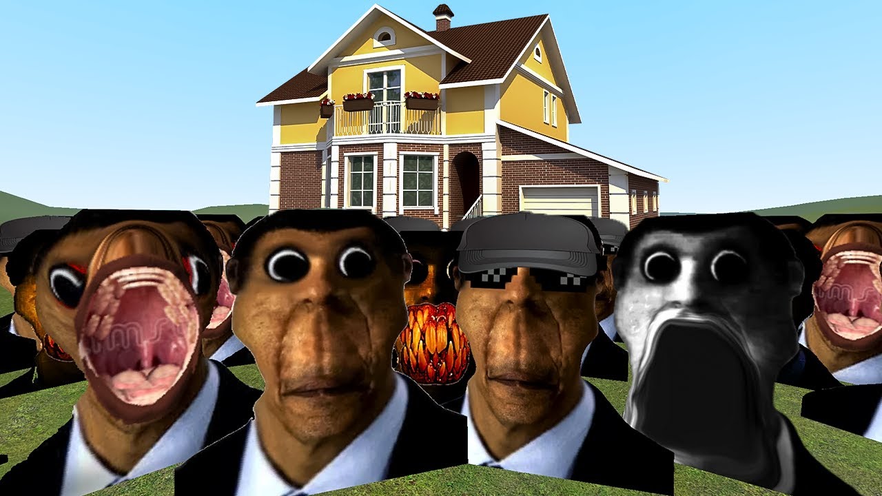 Obunga Family Vs Houses In Garry's Mod !! (Part 6) - YouTube