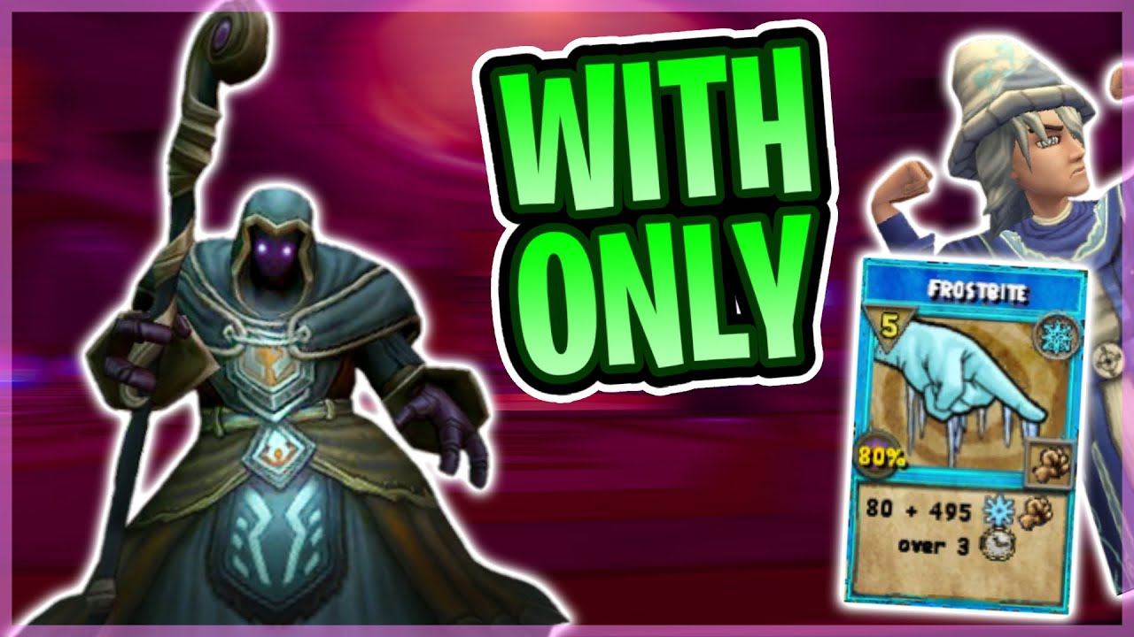 Can I Defeat Grandfather Spider With Only Frostbite In Wizard101 ...