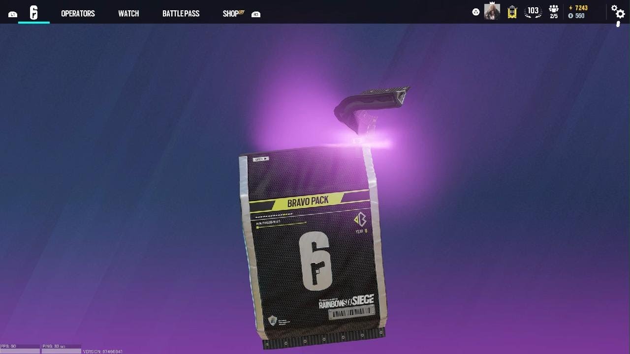 R6 bravo pack opening (Don't worry about friend in party) - YouTube