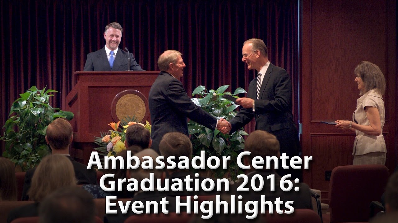 Ambassador Center Graduation 2016: Event Highlights - YouTube