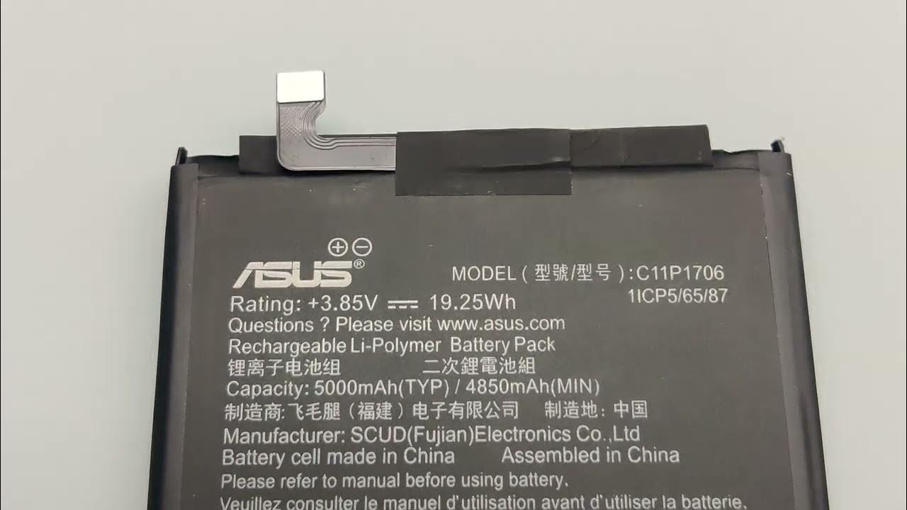 Asus C11P1706 Batteria 5000 mAh ORIGINALE • 6011 - YouTube