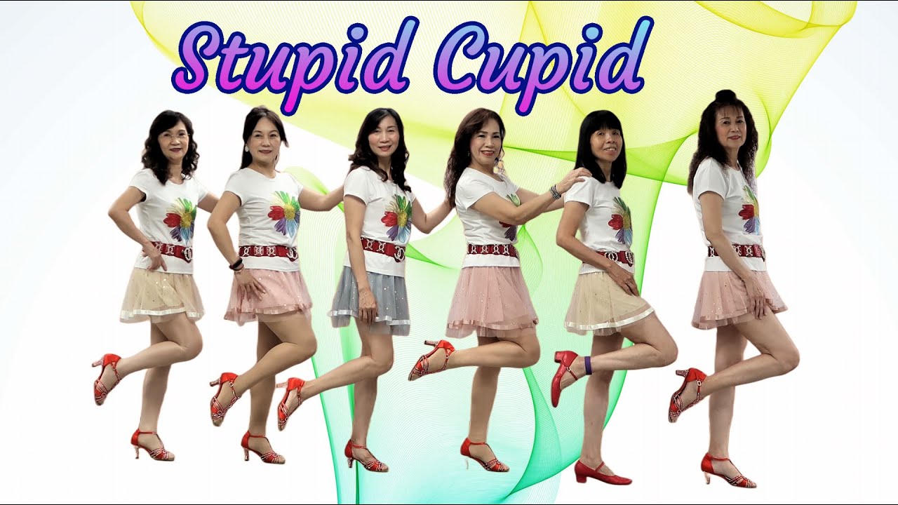 STUPID CUPID CHA Line Dance YouTube STUPID CUPID CHA Line Dance YouTube