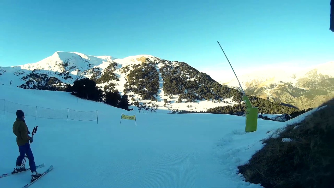 El Tarter, Andorra SKI & SNOW - Grandvalira 2017 (GoPro) - YouTube