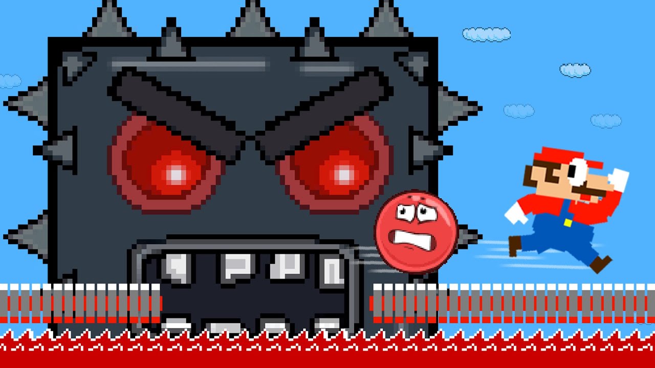 Mario, Numberblocks Marble Race and RED BALL vs the Giant BOSS BILLBERRY maze | Game Animation ...