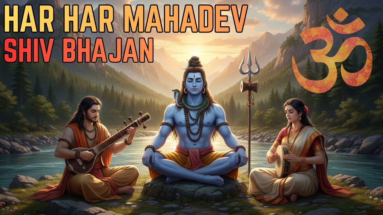 Powerful Morning Shiv Bhajan 🙏 | Har Har Mahadev | Calm Your Mind with ...