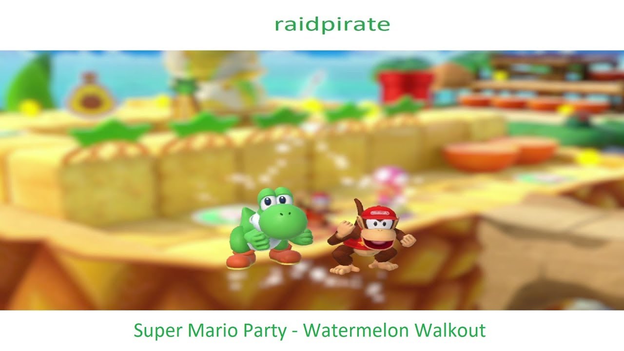 Super Mario Party - Watermelon Walkabout - YouTube