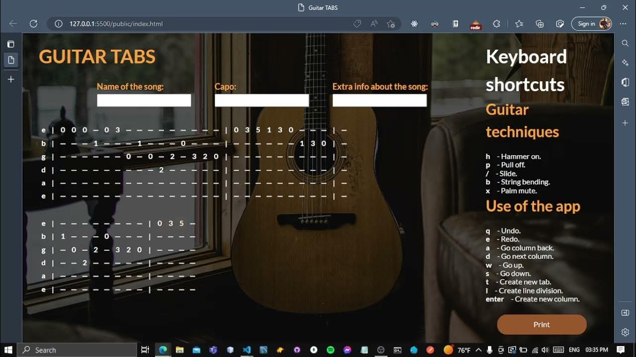 Guitar Tabs Maker - YouTube