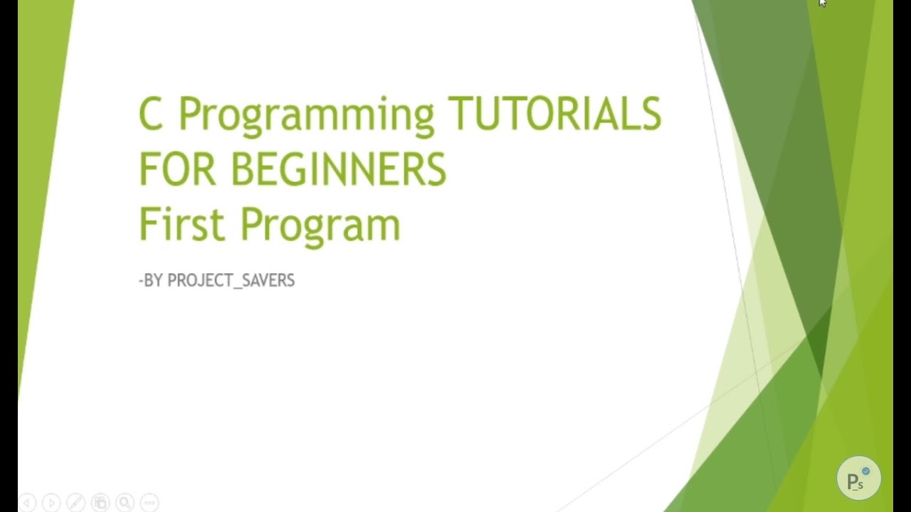 C Programming Tutorials For Beginners Writing Our First Program In C 4672