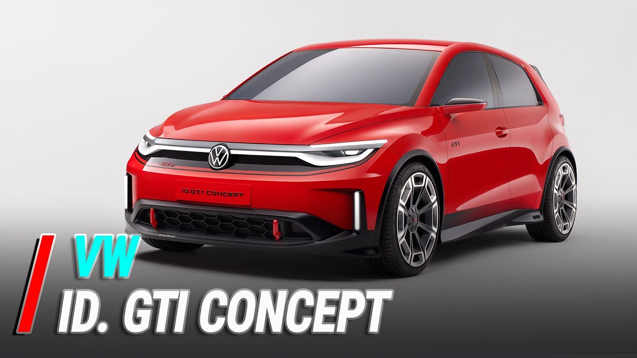VW ID. GTI Concept Previews 2026 Electric Hot Hatch - YouTube